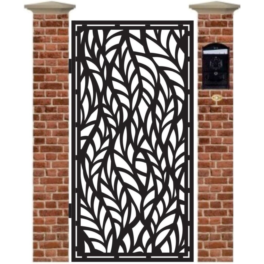 Poarta pietonala din tabla debitata cu plasma MAX 77 1940 mm x 990 mm ...